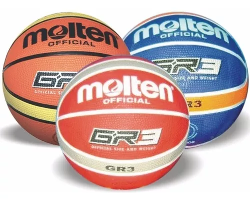 Pelota Basquet N° 3 Molten Gr3 Infantil Basket Mini Pre-mini Color Rojo ...